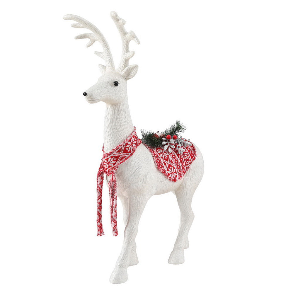 Jingle Jollys Christmas Reindeer 80cm Glitter Deer Ornaments Party Dec
