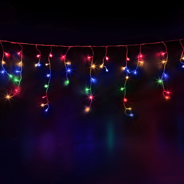 Jingle Jollys 32M Christmas Lights Icicle String Light 960 LED Multi-c